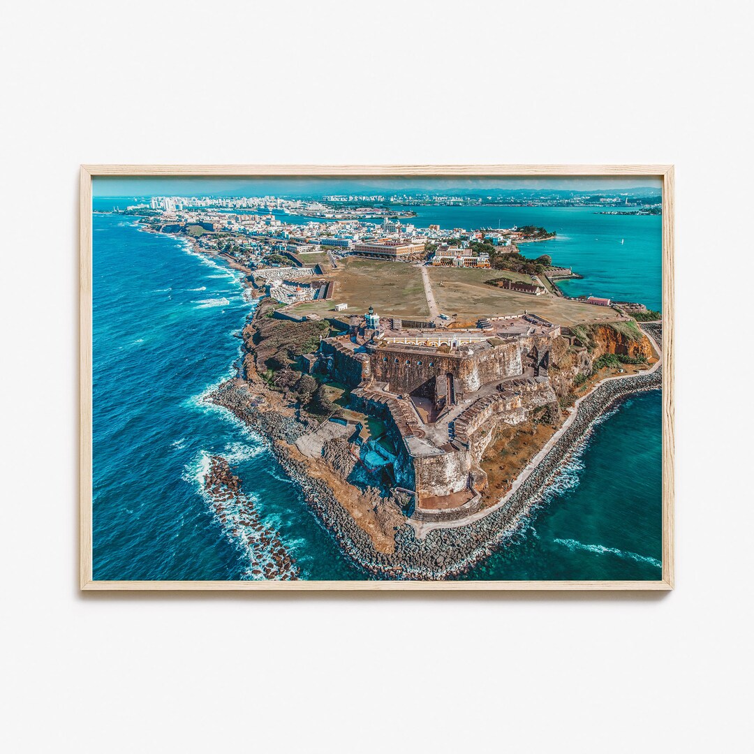 Puerto Rico Colorful Poster Print Horizontal, Puerto Rico Photo Wall ...
