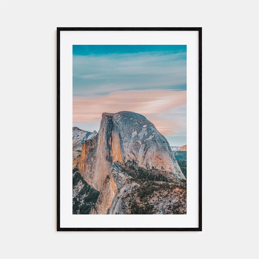 Half Dome Colorful Poster Print, Half Dome Photo Wall Art, Half Dome ...