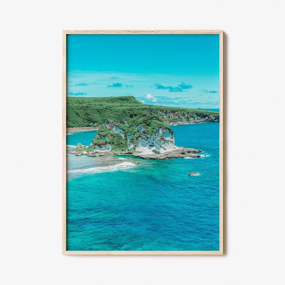 Saipan Colorful Poster Print Saipan Photo Wall Art Saipan - Etsy