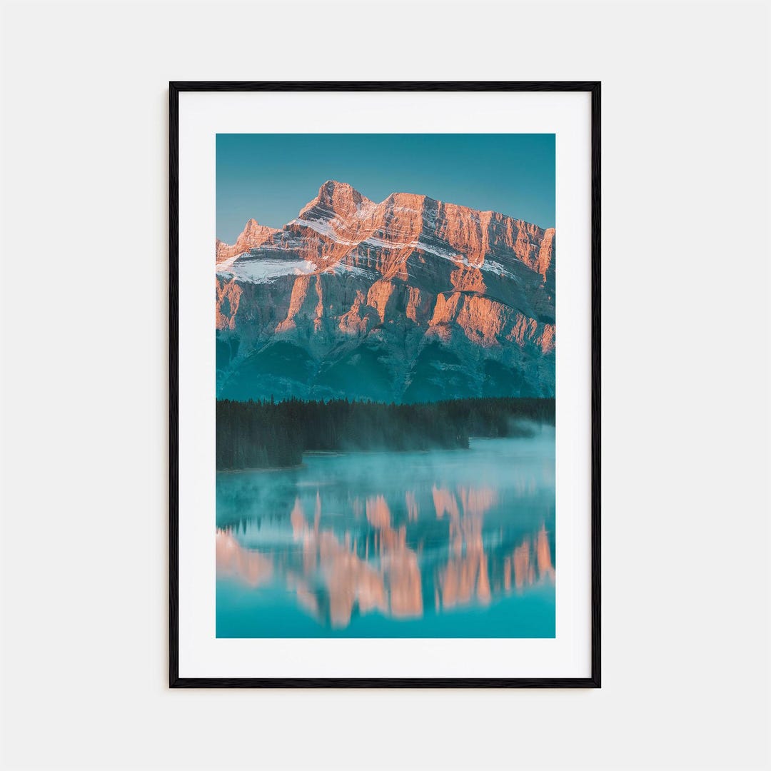 Banff Colorful Poster Print, Banff Photo Wall Art, Banff Wall Decor ...