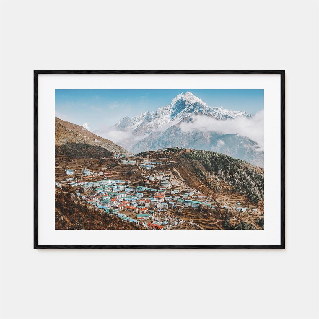 Nepal Colorful Poster Print Horizontal, Nepal Photo Wall Art, Nepal ...