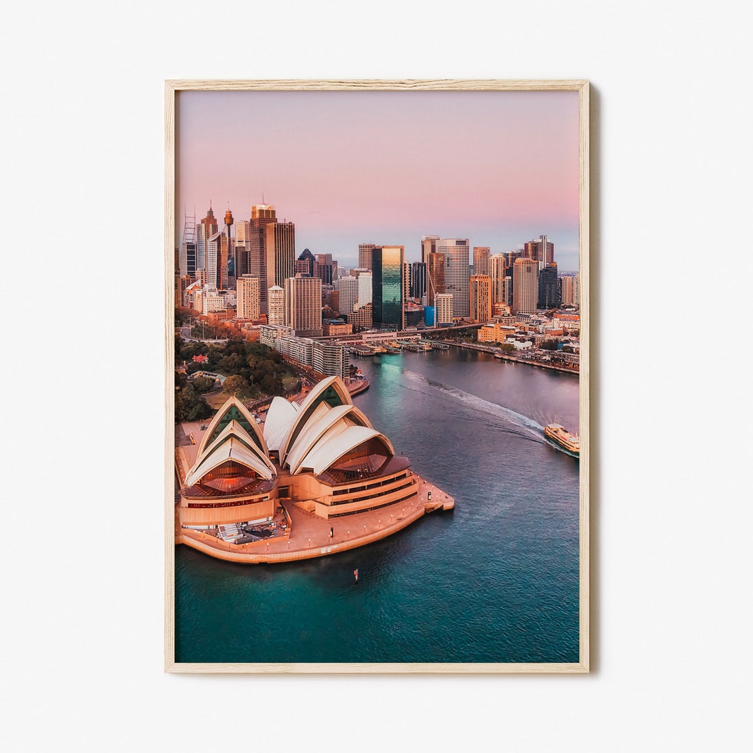 Sydney Colorful Poster Print No 1, Sydney Photo Wall Art, Sydney Wall Decor, Sydney Travel Print ...