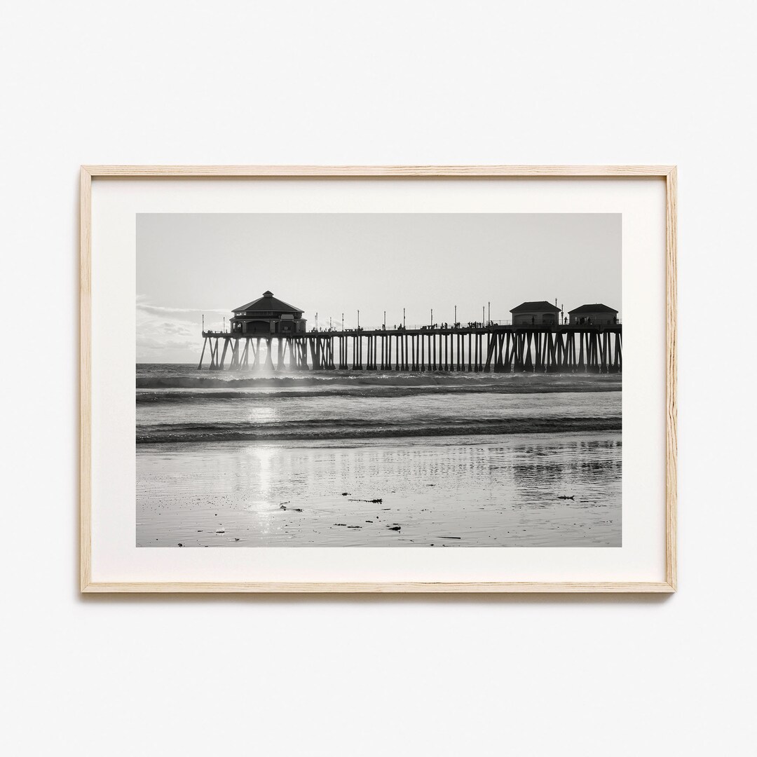 Orange County Photo Poster Print Horizontal, Orange County Black and ...