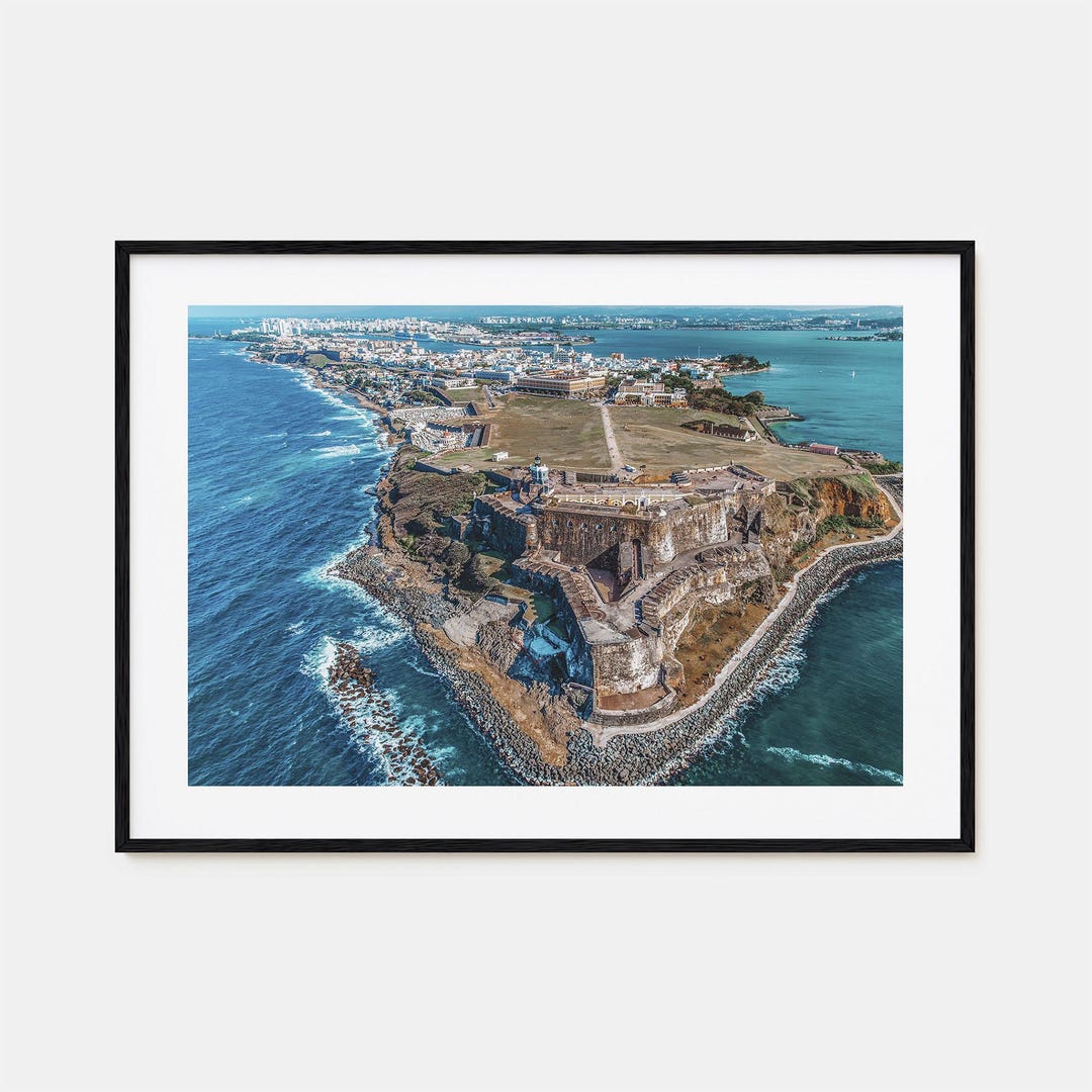 Puerto Rico Colorful Poster Print Horizontal, Puerto Rico Photo Wall ...