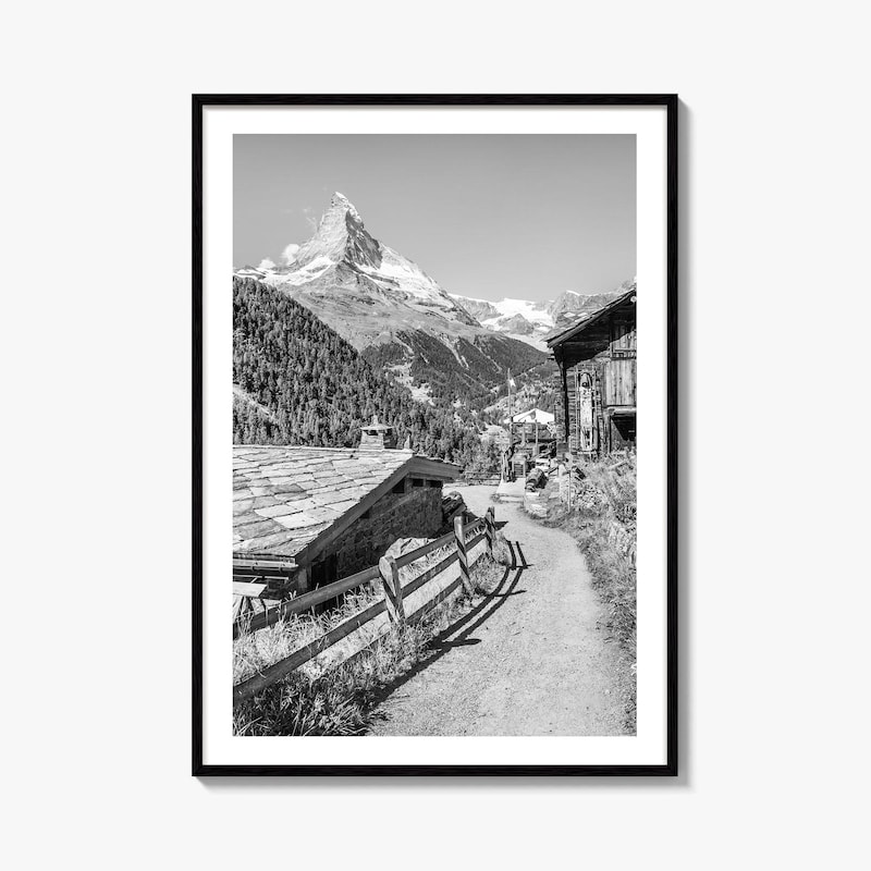 Matterhorn Metal Wall Art - Etsy