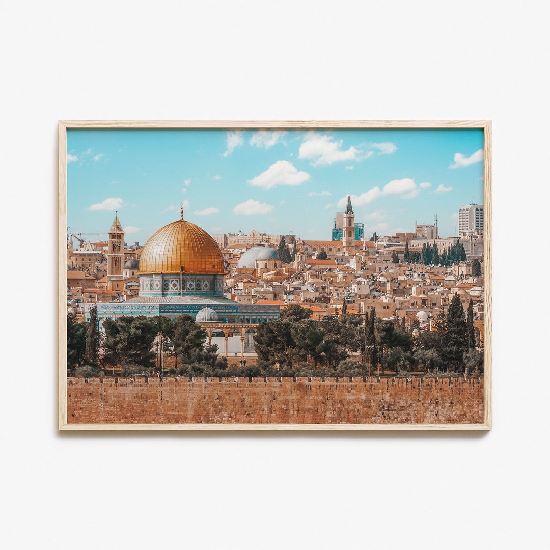 Palestine Colorful Poster Print Horizontal, Palestine Photo Wall Art ...