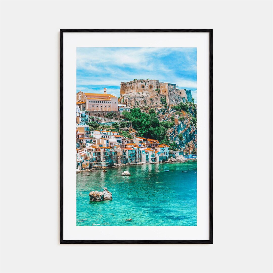 Calabria Colorful Poster Print No 1, Calabria Photo Wall Art, Calabria ...