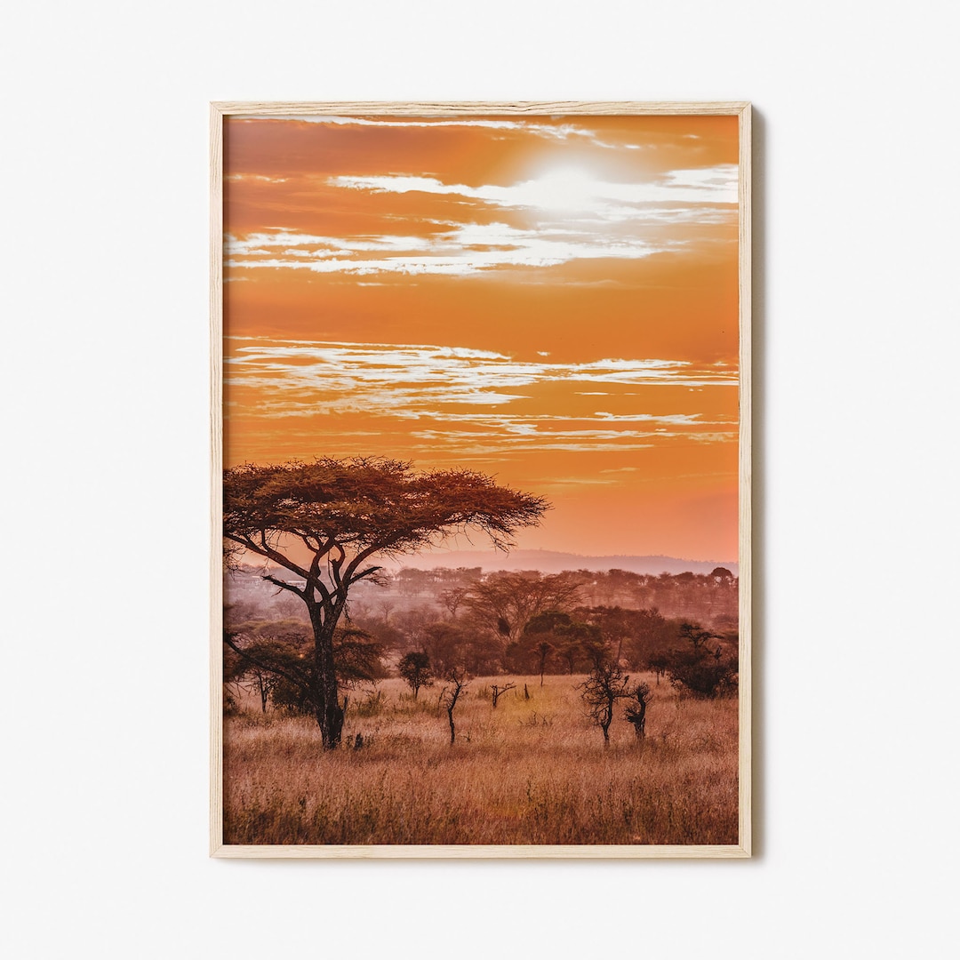 Africa Colorful Poster Print, Africa Photo Wall Art, Africa Wall Decor ...