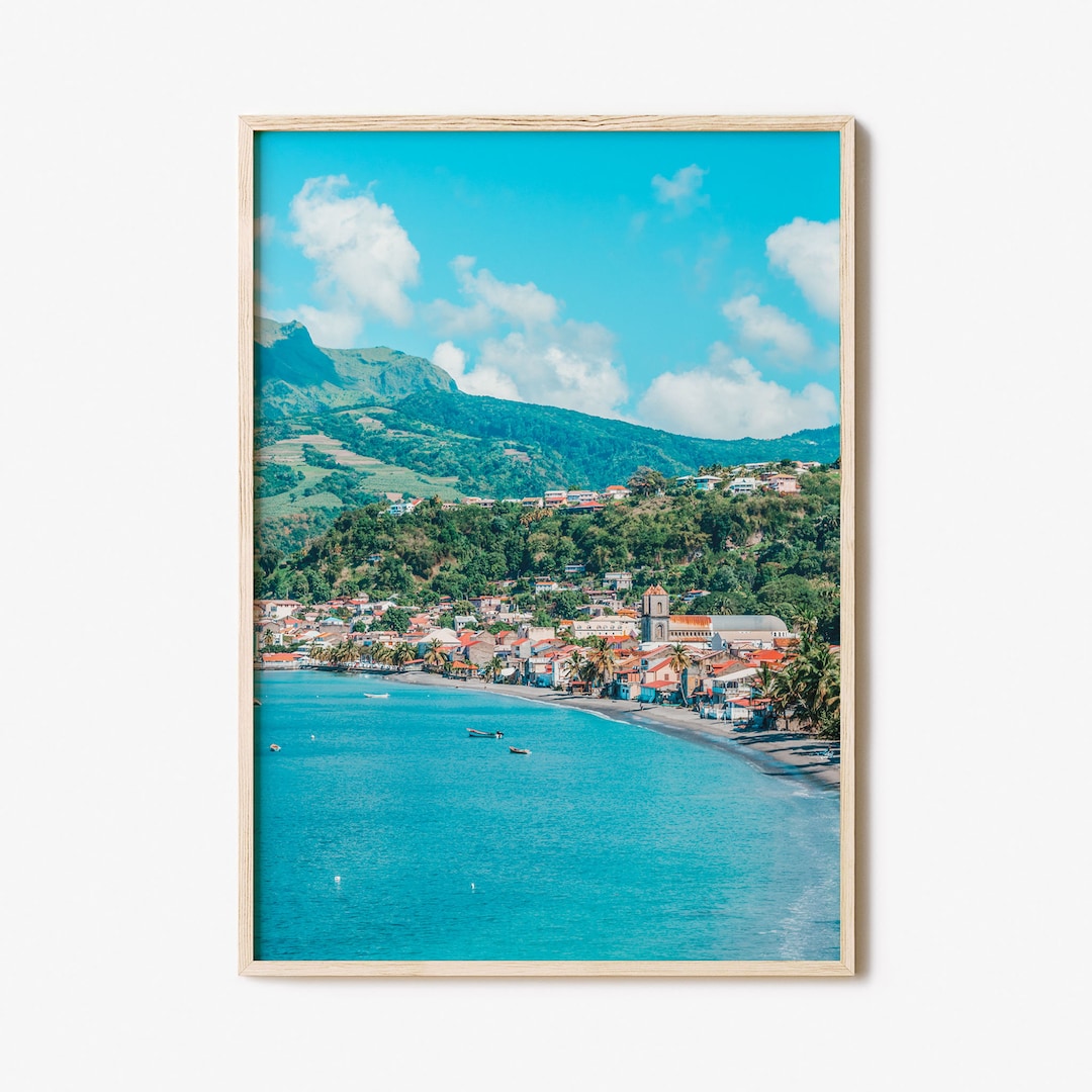 Martinique Colorful Poster Print, Martinique Photo Wall Art, Martinique ...