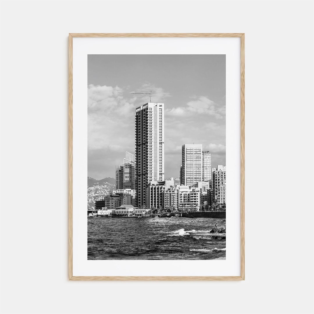Beirut Photo Poster Print, Beirut Black and White Wall Art, Beirut Wall ...