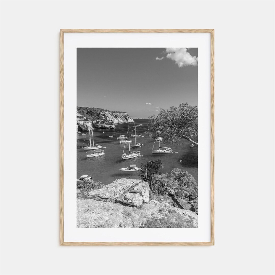 Menorca Photo Poster Print, Menorca Black and White Wall Art, Menorca ...