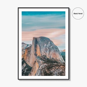 Half Dome Colorful Poster Print, Half Dome Photo Wall Art, Half Dome ...