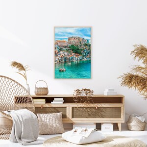 Calabria Colorful Poster Print No 1, Calabria Photo Wall Art, Calabria ...