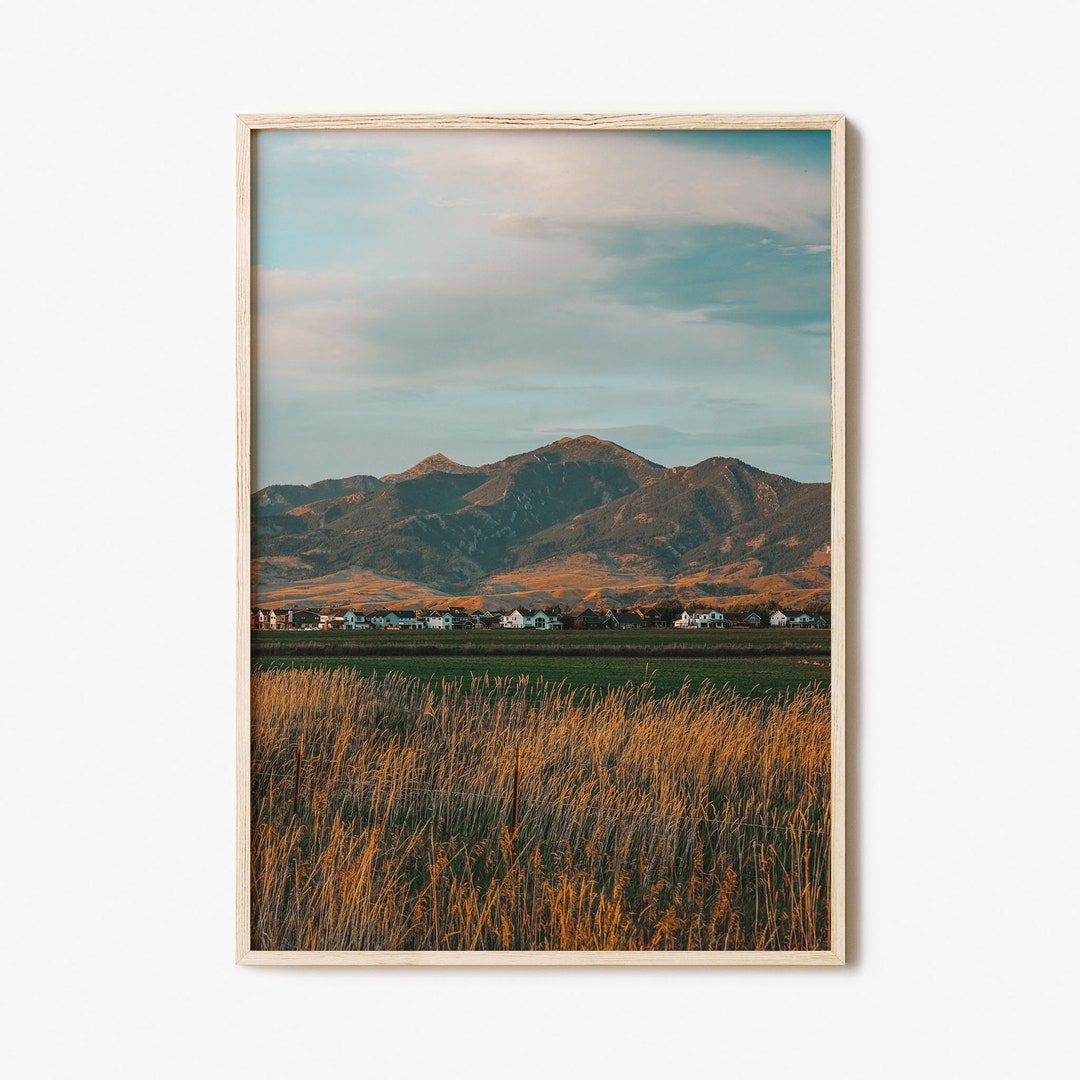 Bozeman Colorful Poster Print, Bozeman Photo Wall Art, Bozeman Wall ...