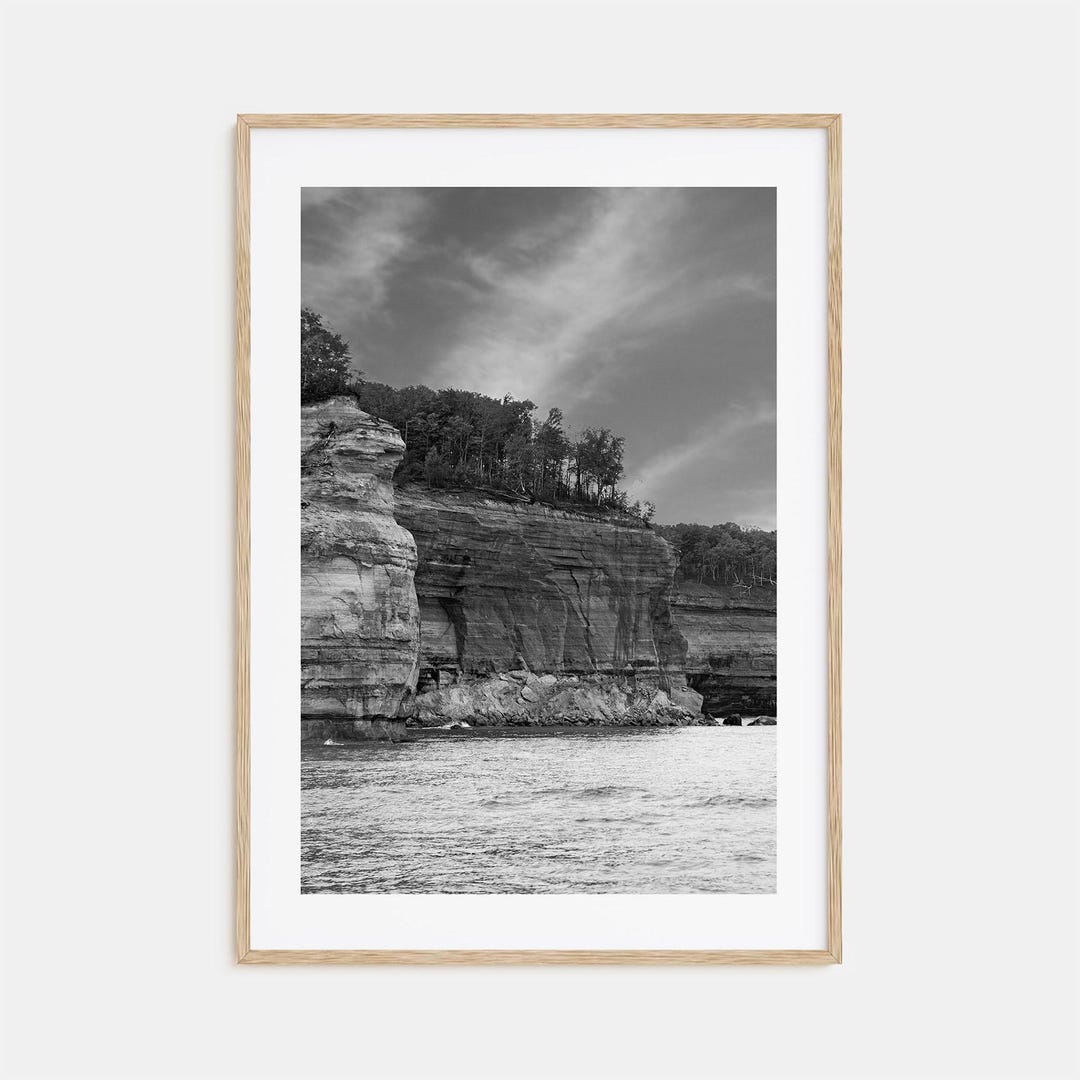 Michigan Photo Poster Print No 1, Michigan Black and White Wall Art ...