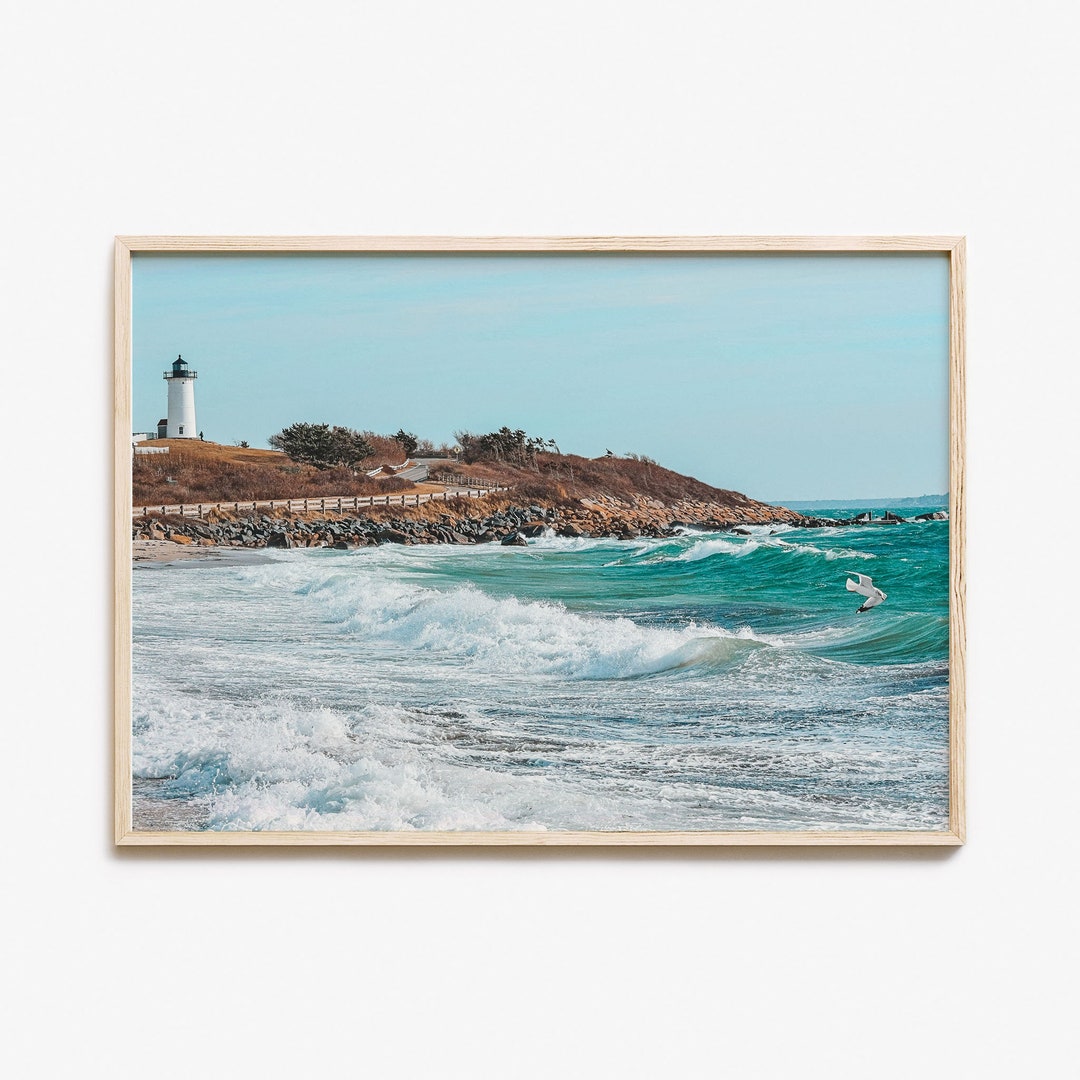 Cape Cod Colorful Poster Print Horizontal, Cape Cod Photo Wall Art ...