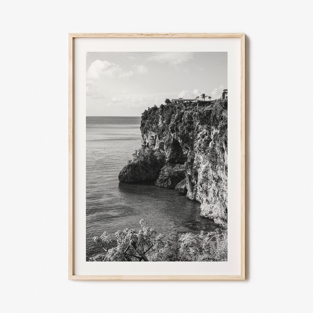 Anguilla Photo Poster Print No 2, Anguilla Black and White Wall Art ...