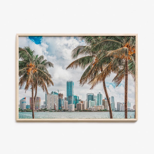 Miami Map Print - Etsy