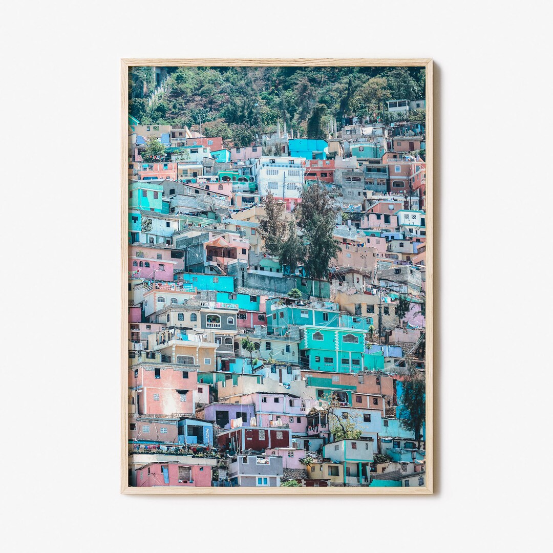Haiti Colorful Poster Print, Haiti Photo Wall Art, Haiti Wall Decor ...