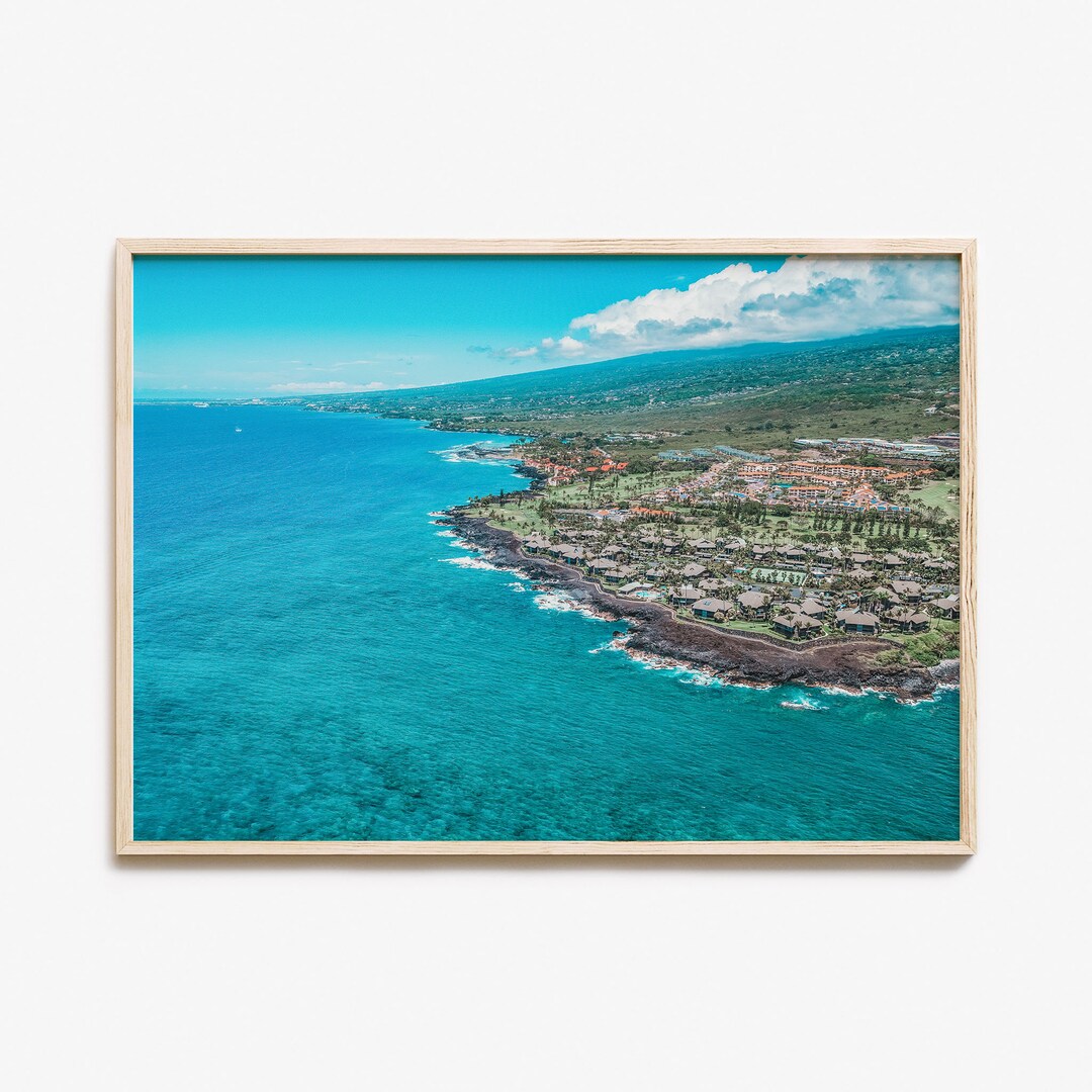Kailua-kona Colorful Poster Print Horizontal, Kailua Kona Photo Wall ...
