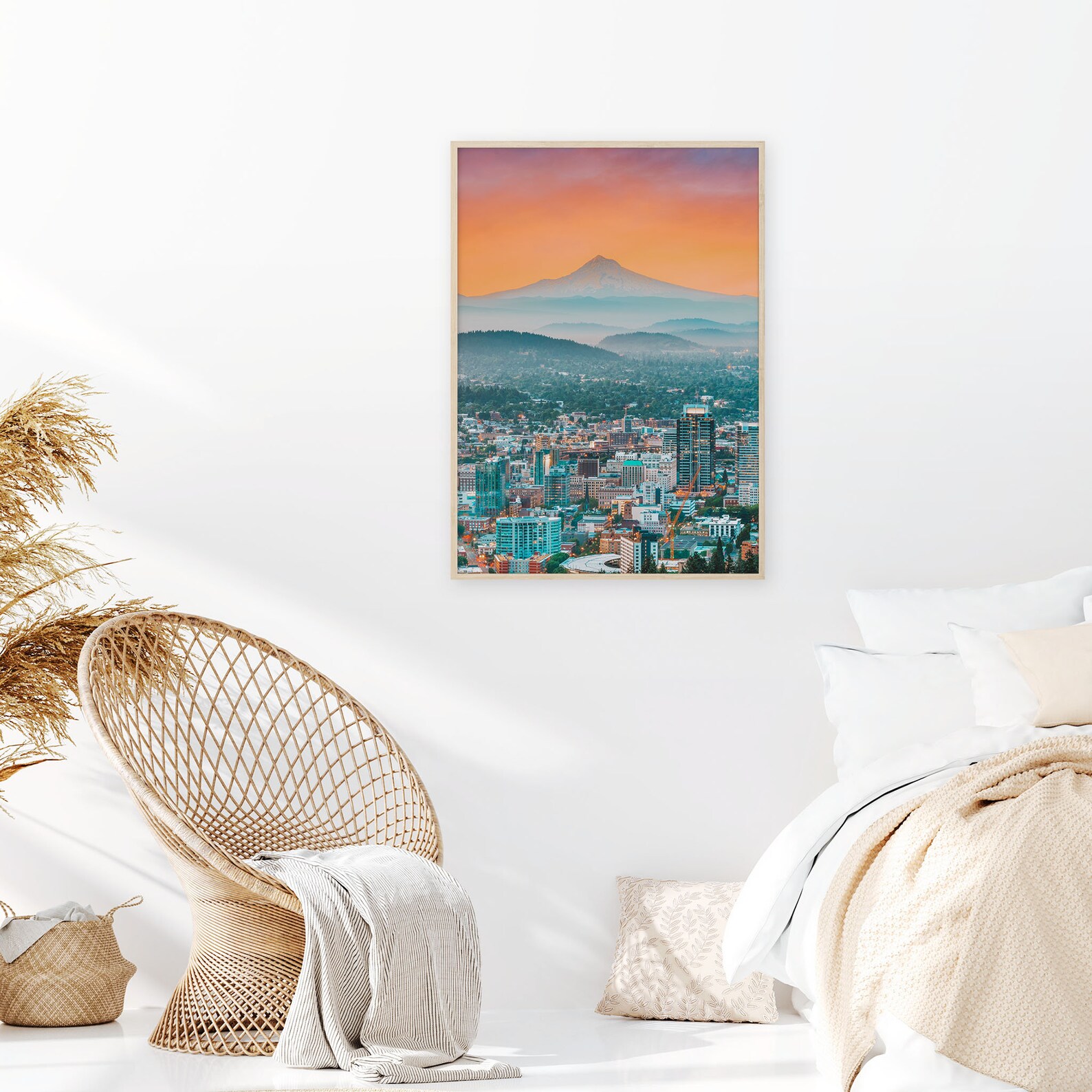 Portland Oregon Colorful Poster Print Portland Oregon Photo - Etsy
