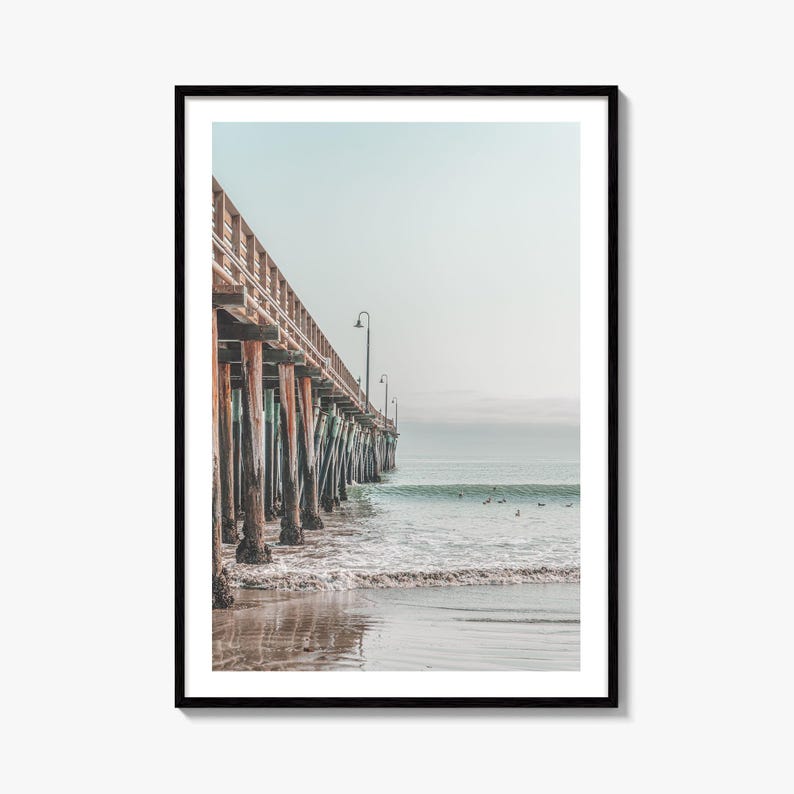 Cayucos Fine Art Photo Print, Pier, California, Pacific Ocean, Photo ...