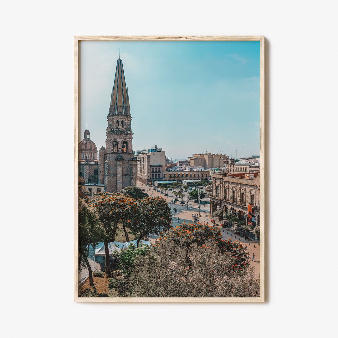 Guadalajara Colorful Poster Print, Guadalajara Photo Wall Art ...