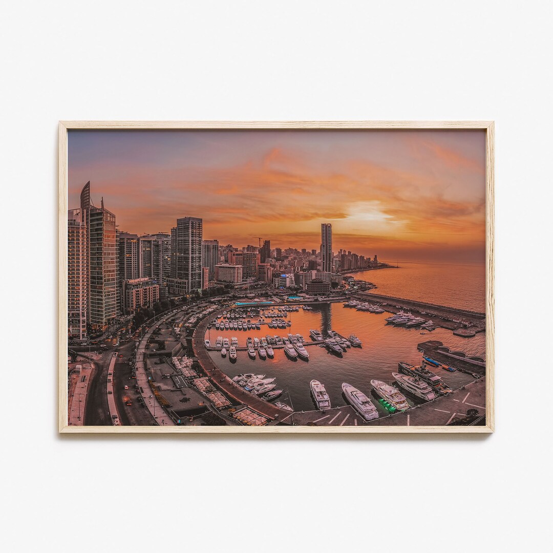 Beirut Colorful Poster Print Horizontal, Beirut Photo Wall Art, Beirut ...