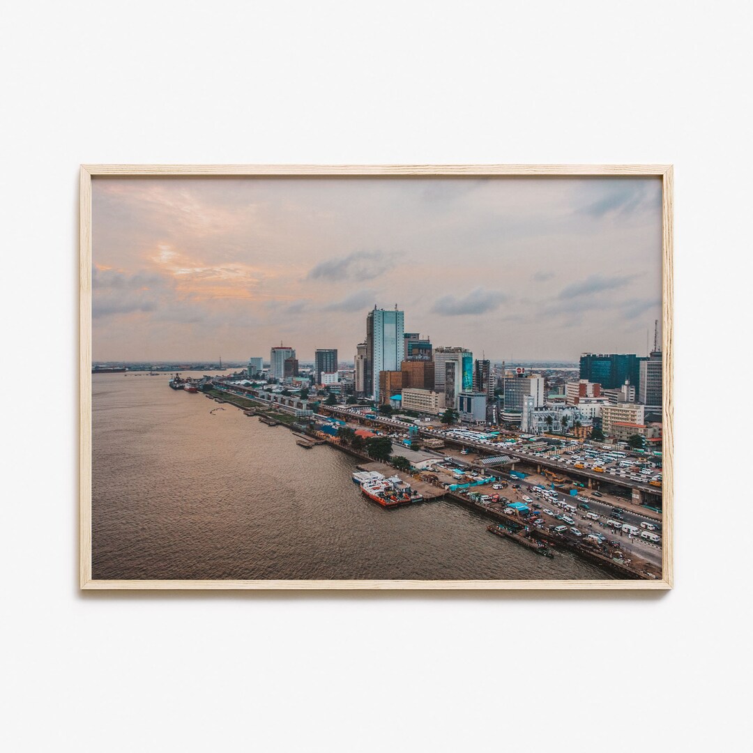 Lagos Colorful Poster Print Horizontal Nigeria Lagos Photo - Etsy