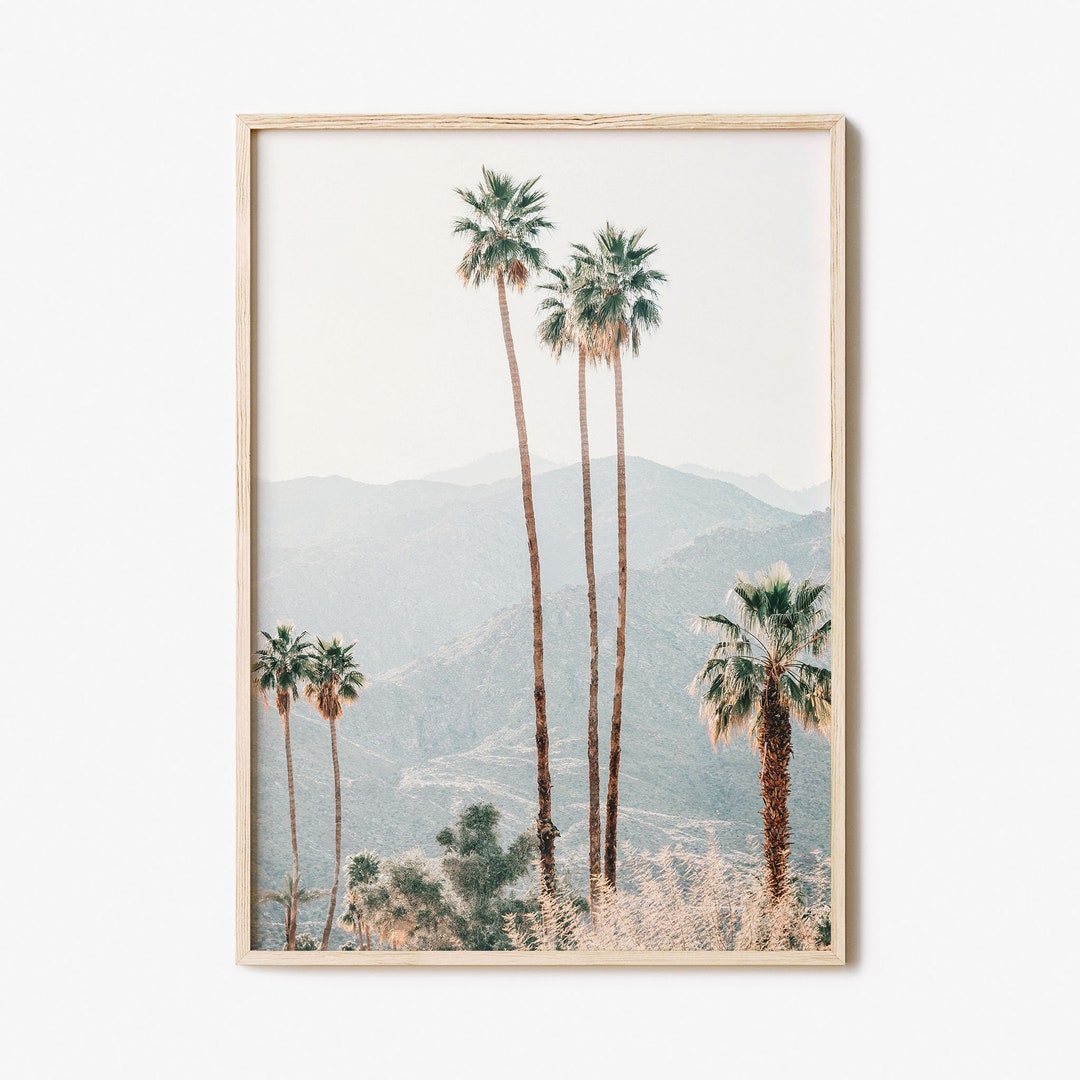 Palm Trees Colorful Poster Print No 4 Palm Trees Photo Wall - Etsy