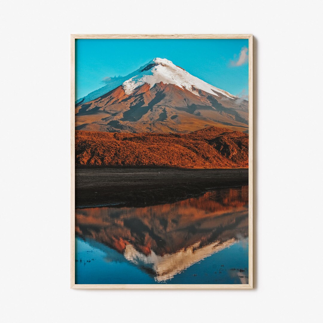 Cotopaxi Colorful Poster Print, Cotopaxi Photo Wall Art, Cotopaxi Wall ...