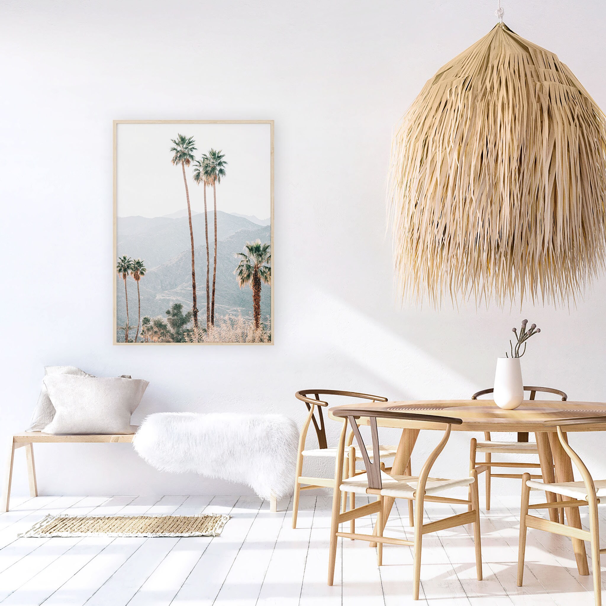 Palm Trees Colorful Poster Print No 4 Palm Trees Photo Wall - Etsy