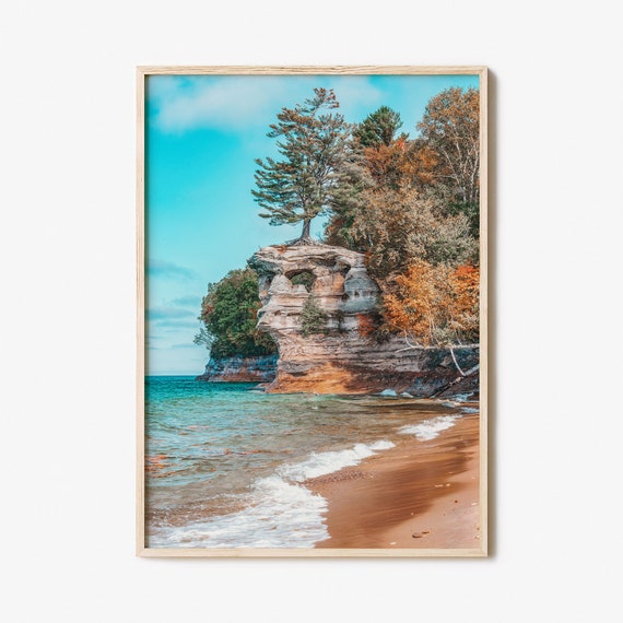 Lake Superior Map Poster