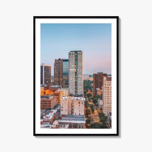 Birmingham Alabama Colorful Poster Print, Birmingham Alabama Photo Wall ...