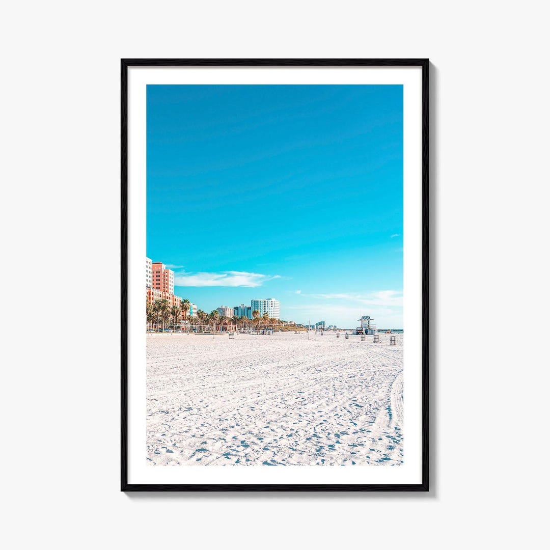 Clearwater Colorful Poster Print No 1, Clearwater Photo Art, Wall Decor ...