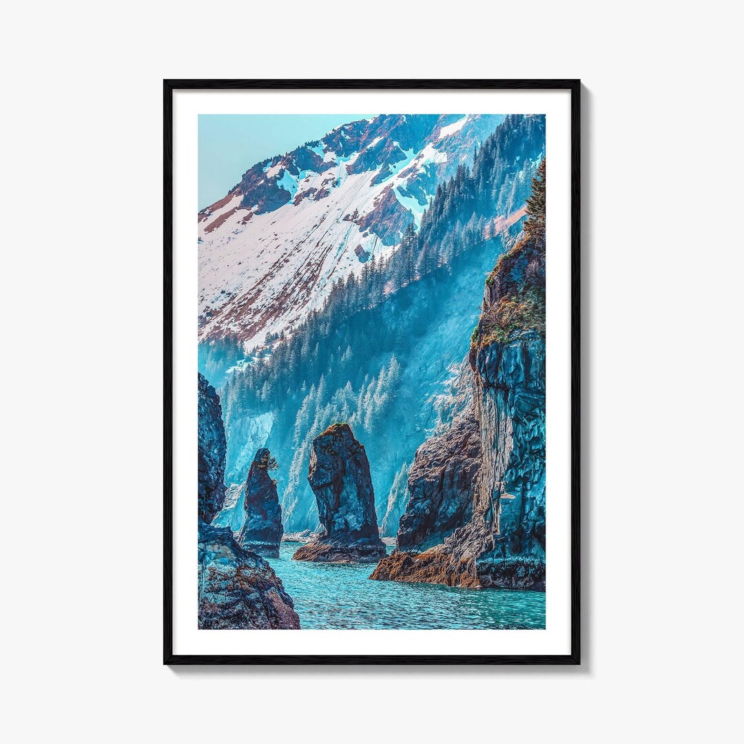 Kenai Fjords National Park Fine Art Photo Print, Sea Stacks, Alaska ...