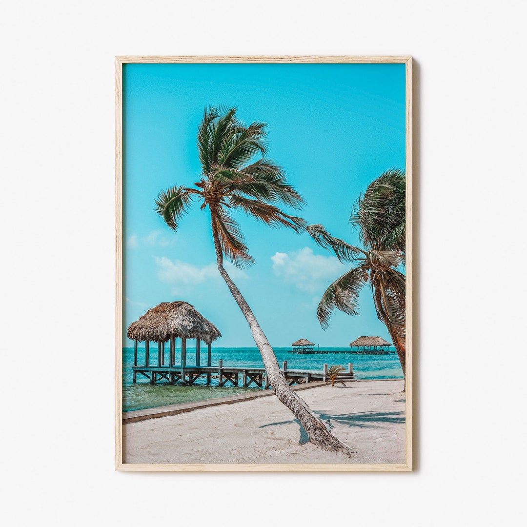 Belize Colorful Poster Print Belize Photo Wall Art Belize - Etsy