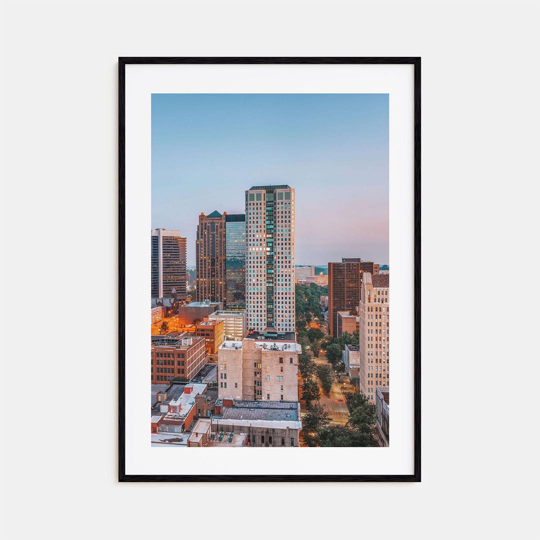 Birmingham Alabama Colorful Poster Print, Birmingham Alabama Photo Wall ...
