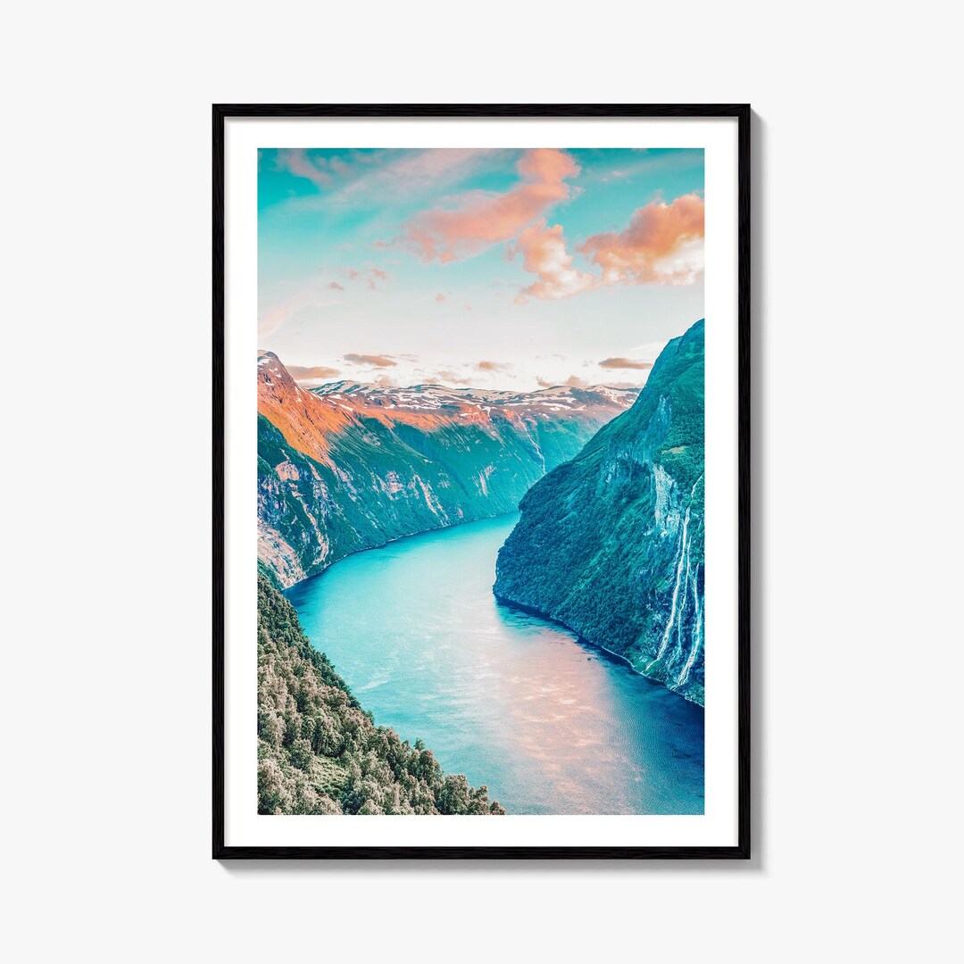 Geiranger Fine Art Photo Print, Sunnylvsfjorden, Seven Sisters ...