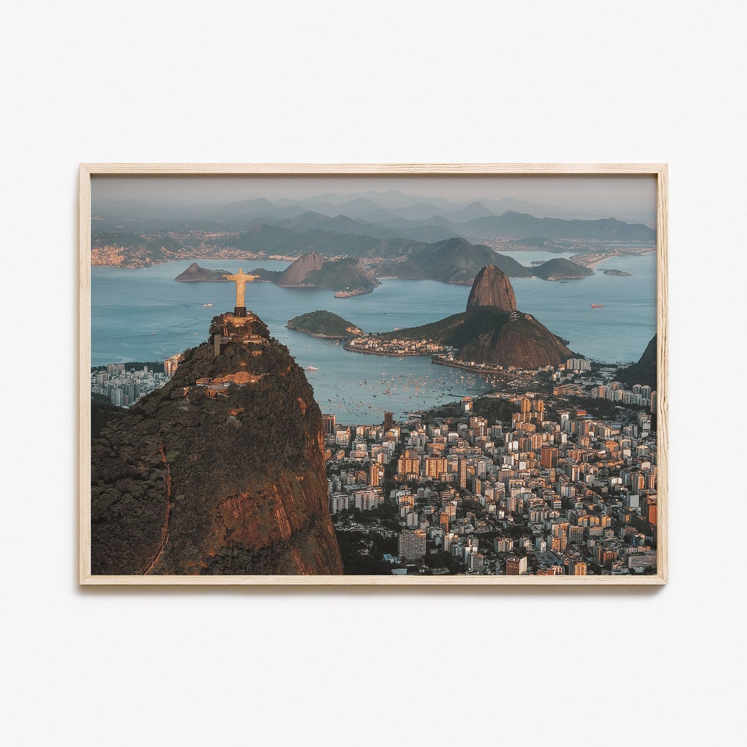 Rio De Janeiro Colorful Poster Print Horizontal, Rio De Janeiro Photo ...