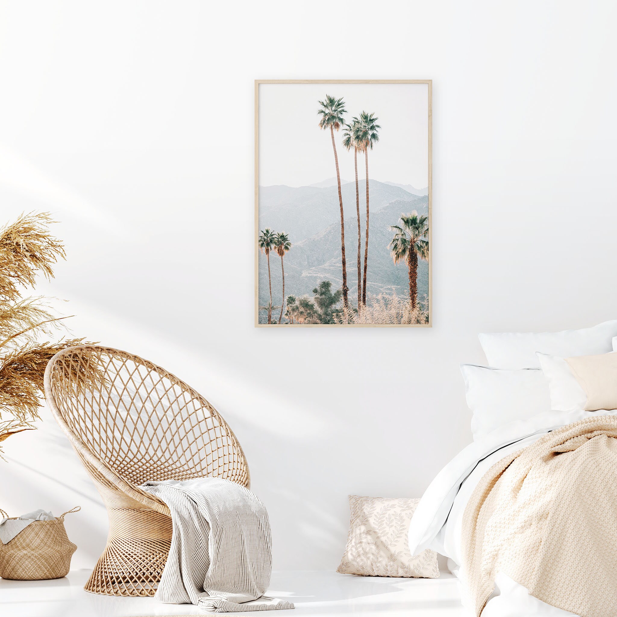 Palm Trees Colorful Poster Print No 4 Palm Trees Photo Wall - Etsy