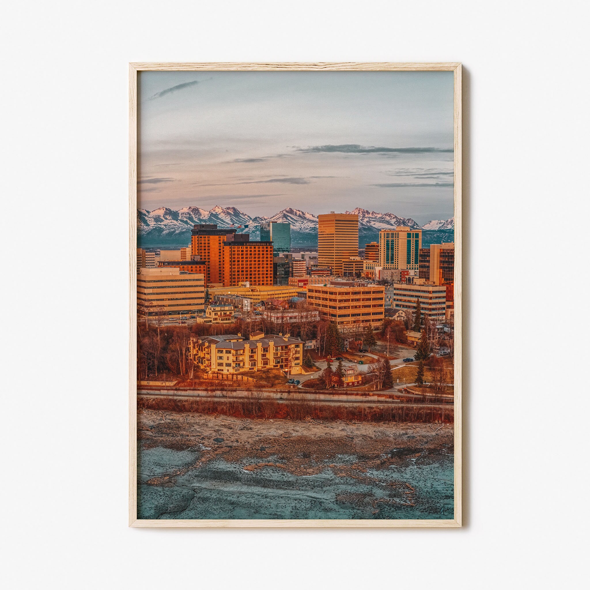 Anchorage Colorful Poster Print Anchorage Photo Art - Etsy
