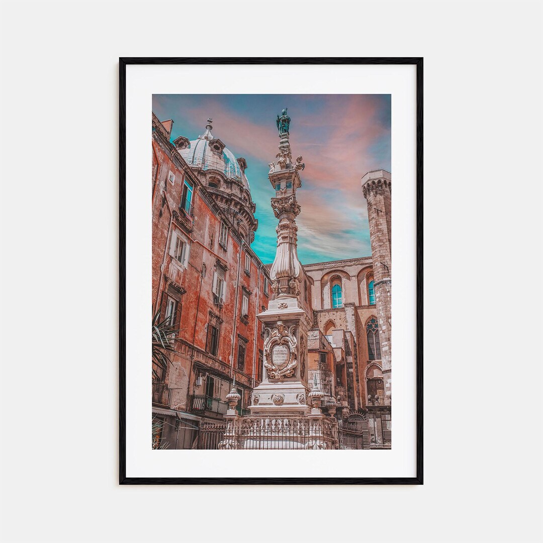 Naples Italy Colorful Poster Print No 1, Naples Photo Wall Art, Naples ...