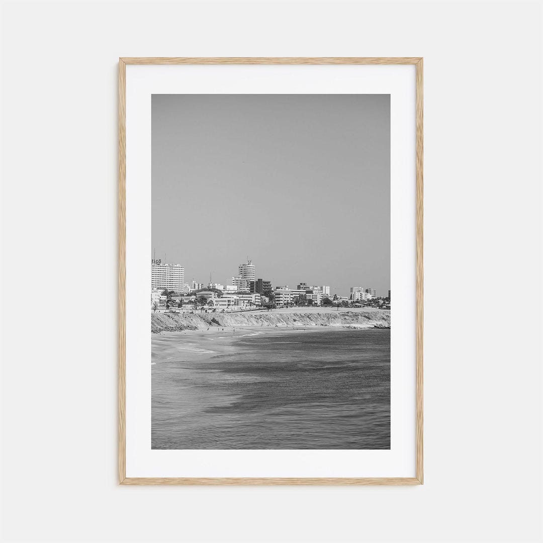 Dakar Photo Poster Print, Dakar Black and White Wall Art, Dakar Wall ...