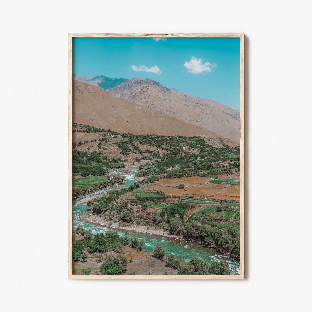 Afghanistan Colorful Poster Print, Afghanistan Photo Wall Art ...