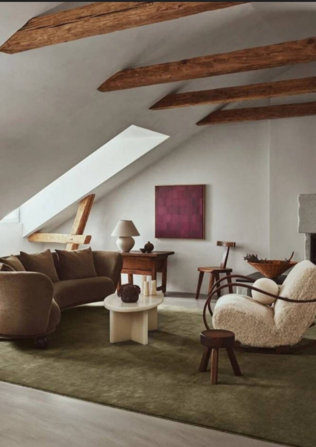 Handtufted Olive Green Rectangular Shape Tufted Rugs for Living Room ...