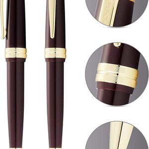 A.T CROSS Bailey Light Ballpoint Pen Gold Tone With Cross Gift Box ...