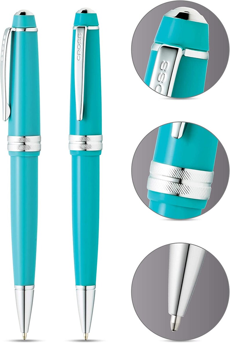 A.T CROSS Bailey Light Ballpoint Pen Silver Tone With Cross Gift Box ...