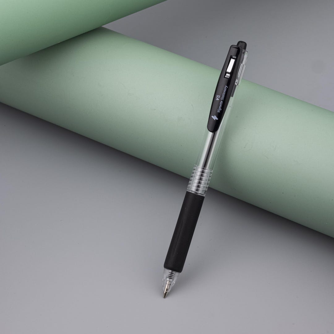 10x 1.0mm Retractable Ballpoint Pens, Extra Smooth, Quick Dry, Oil Base ...