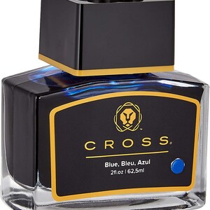 Cross Fountain Pen Bottle Ink Blue 8945S-1 62.5ML Bright Colorful Ink ...
